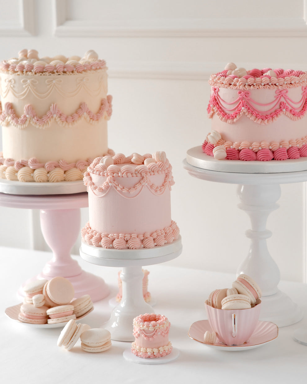 vintage piped cakes – Sugar Nursery